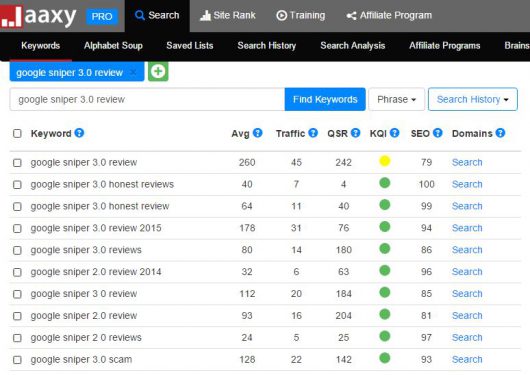 Jaaxy Keyword Tool Review your tool to finding keywords