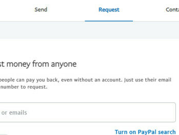 request money on paypal